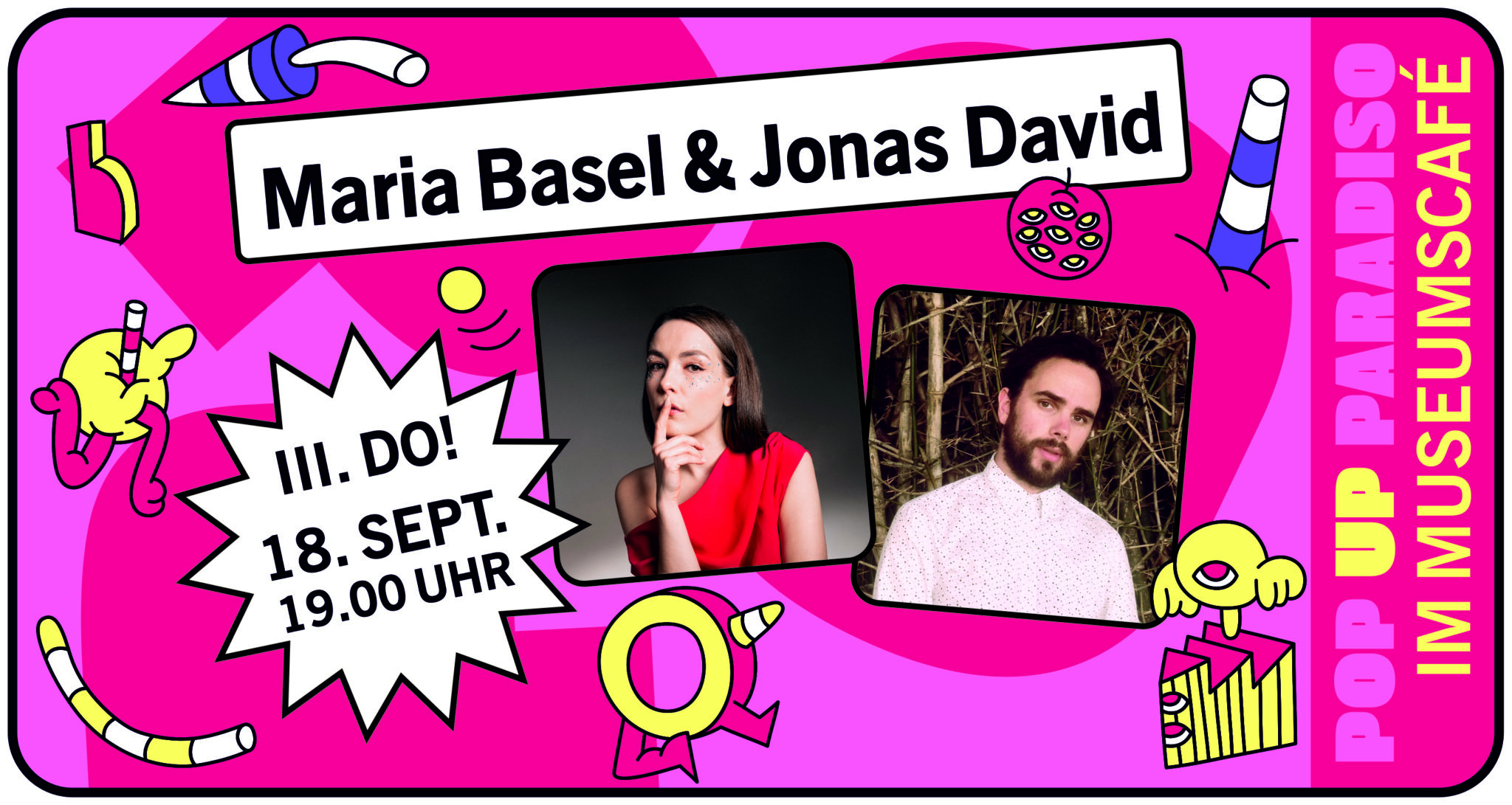 MARIA BASEL / JONAS DAVIDPop Up Paradiso Konzert #6 im ...